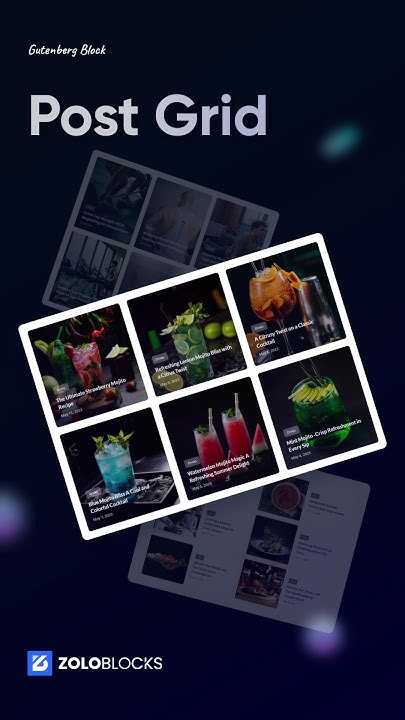 Post Grid Block | Best Gutenberg Blocks Plugin | ZoloBlocks | BdThemes - YouTube