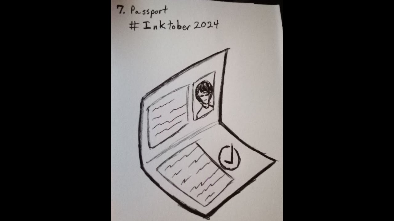 Inktober 2024 - 7. Passport - YouTube