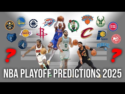 NBA PLAYOFF PREDICTIONS 2025 | Full Bracket Predictions (with Play-In ...
