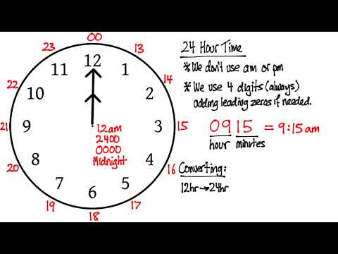 24 Hour Time - YouTube