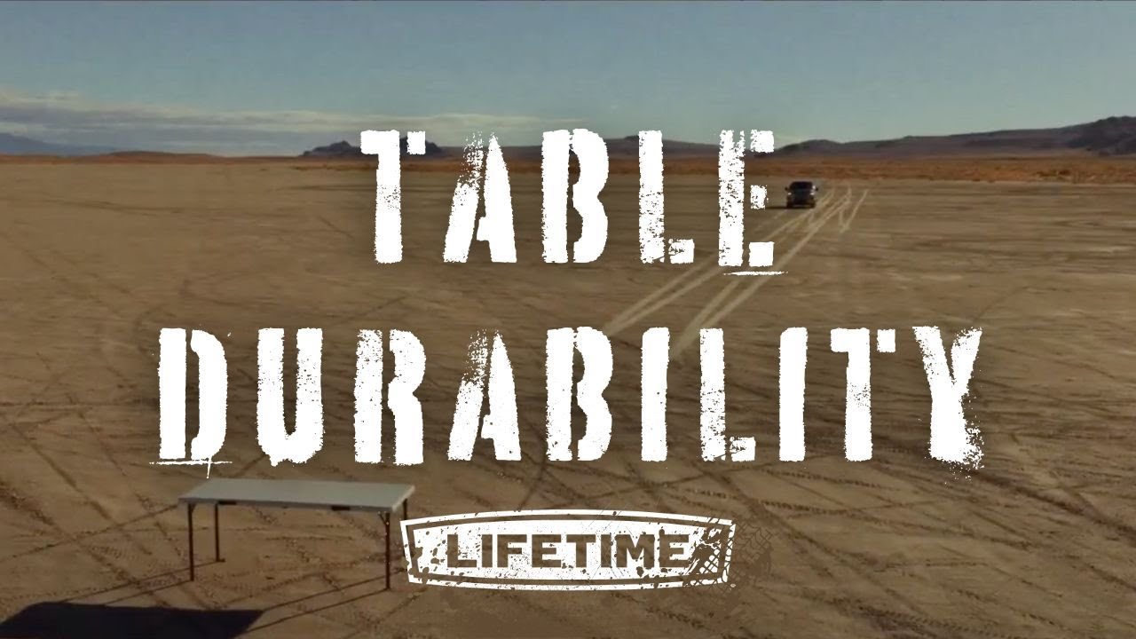 Lifetime Table Durability | Lifetime Products - YouTube