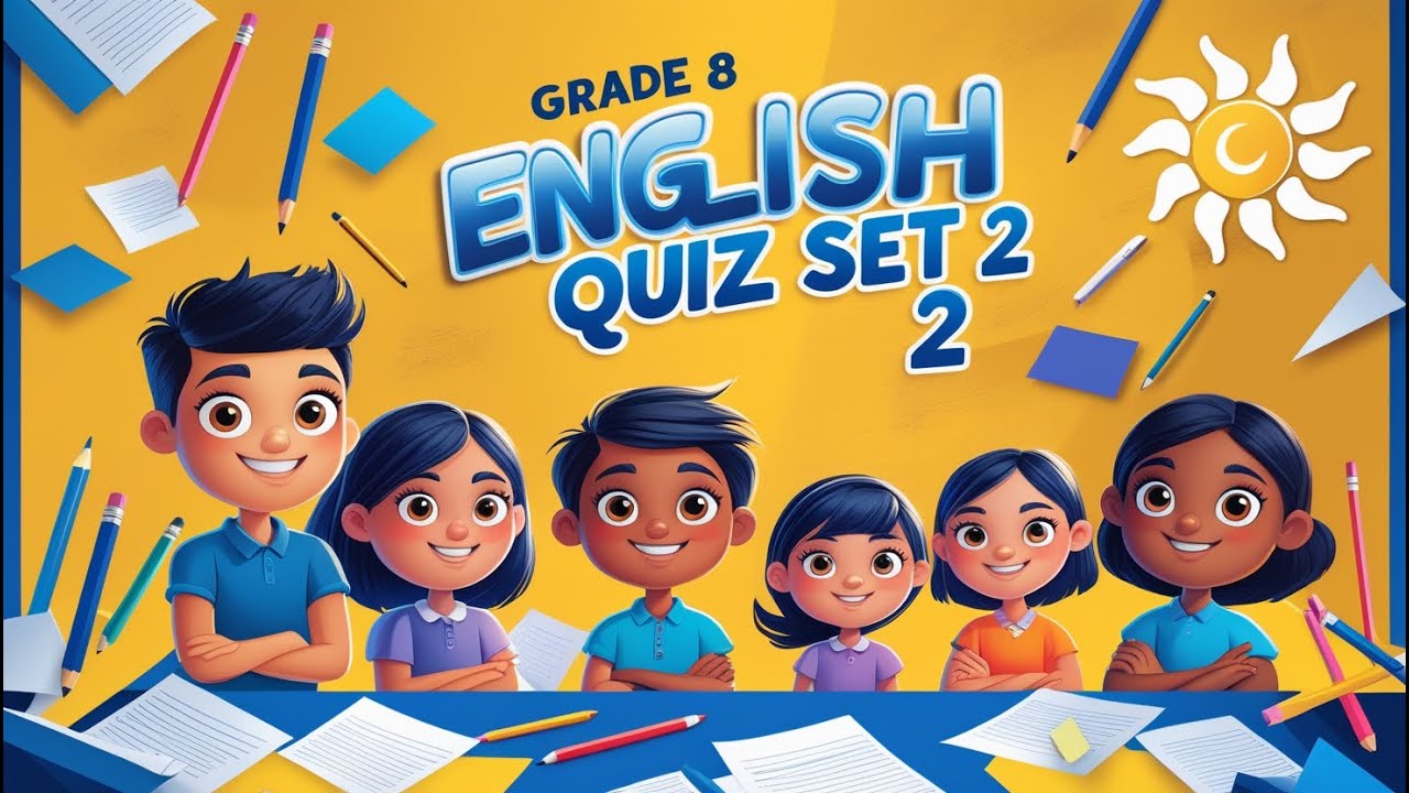 Fun 8th Grade English Quiz—Test Your Skills! Set 2 - YouTube