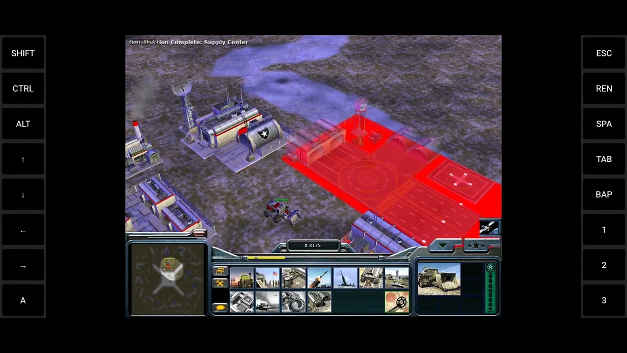 Exagear. Alien 3.8.1. Generals Zero Hour. DXVK 2.2.4. 1024x768. Before ...