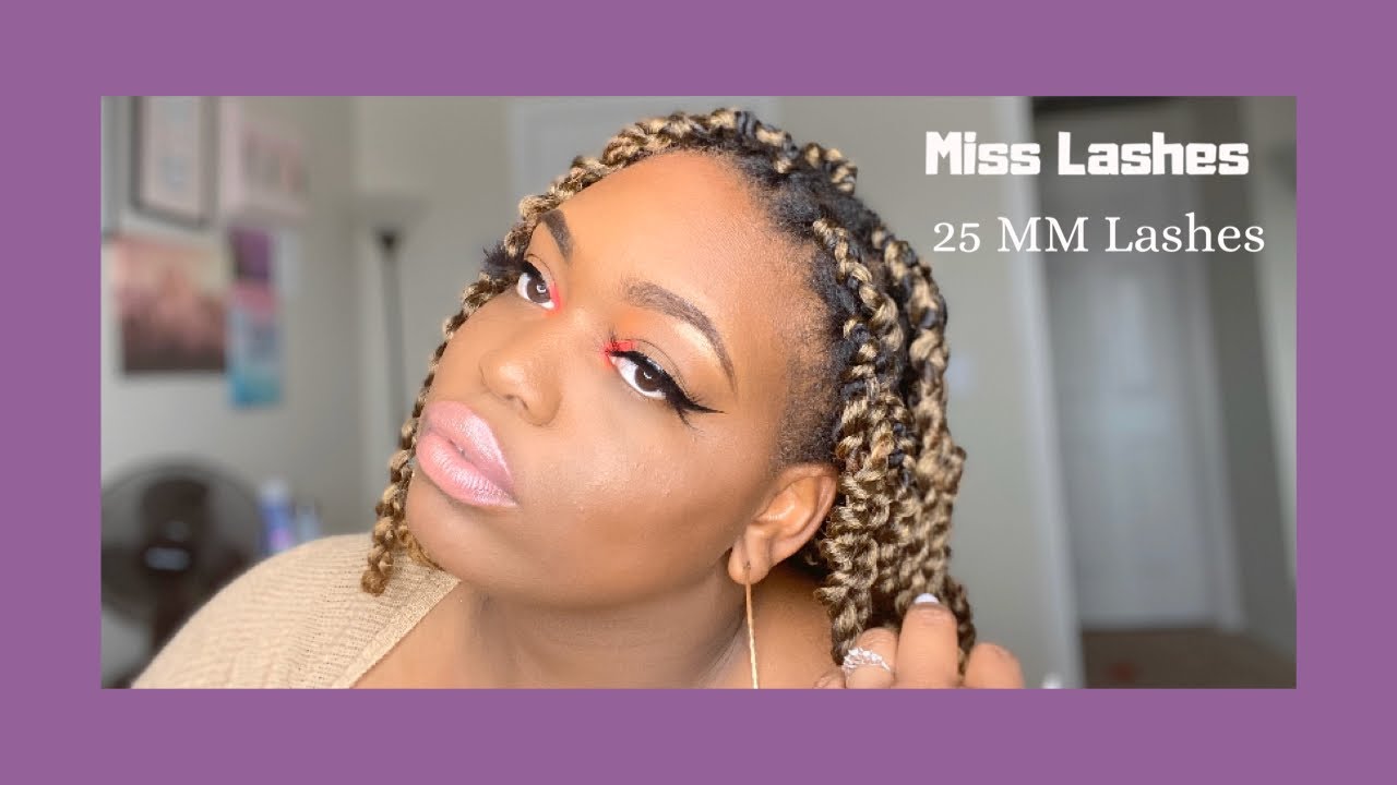 MISS LASHES 25 MM LASHES | THE MUA PROJECT - YouTube