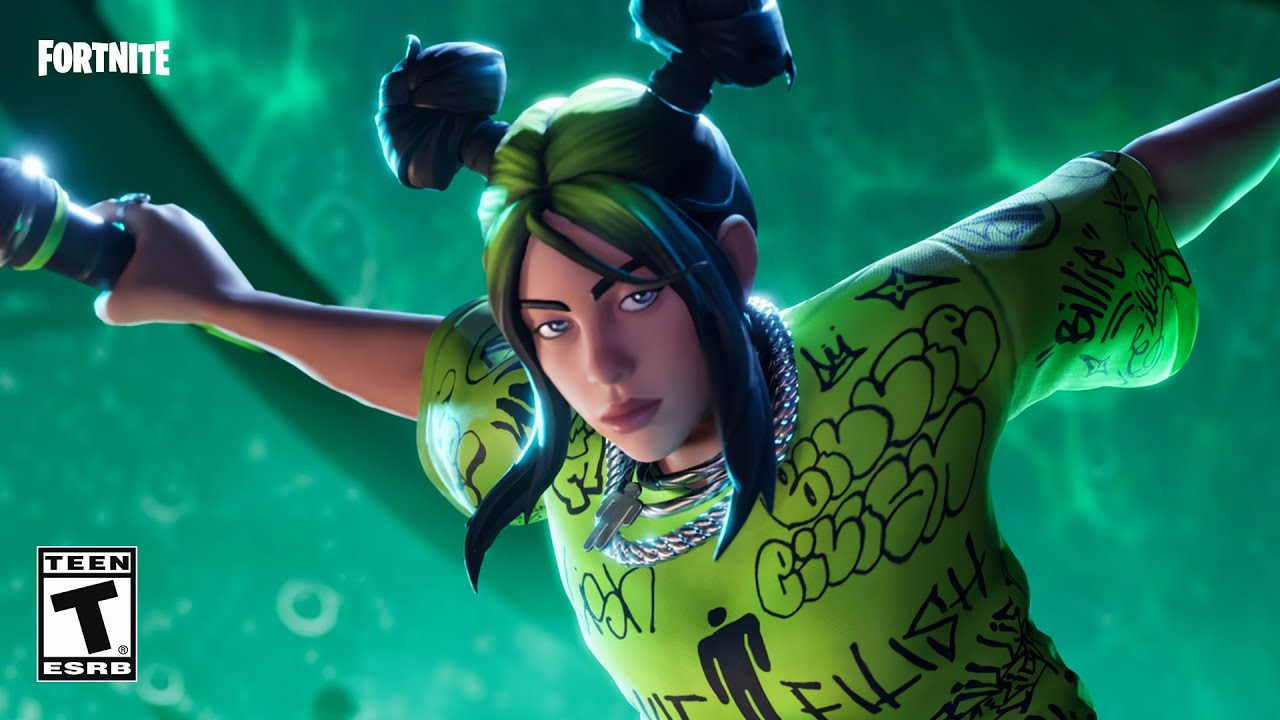 Billie Eilish x Fortnite (Teaser Trailer Officiel) - YouTube
