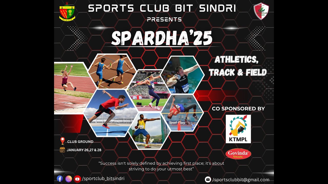 Spardha'25 || Official Aftermovie || Annual athletics meet of BIT Sindri - YouTube