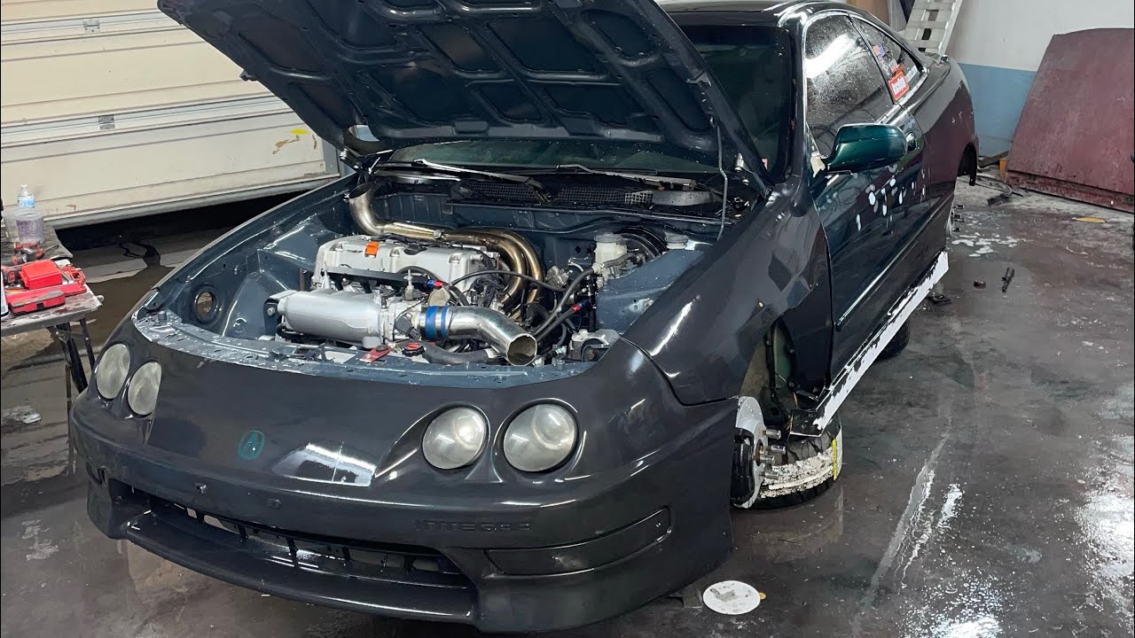 K24a2 swapped integra. !! gets its swap back in a quick maintenance ...