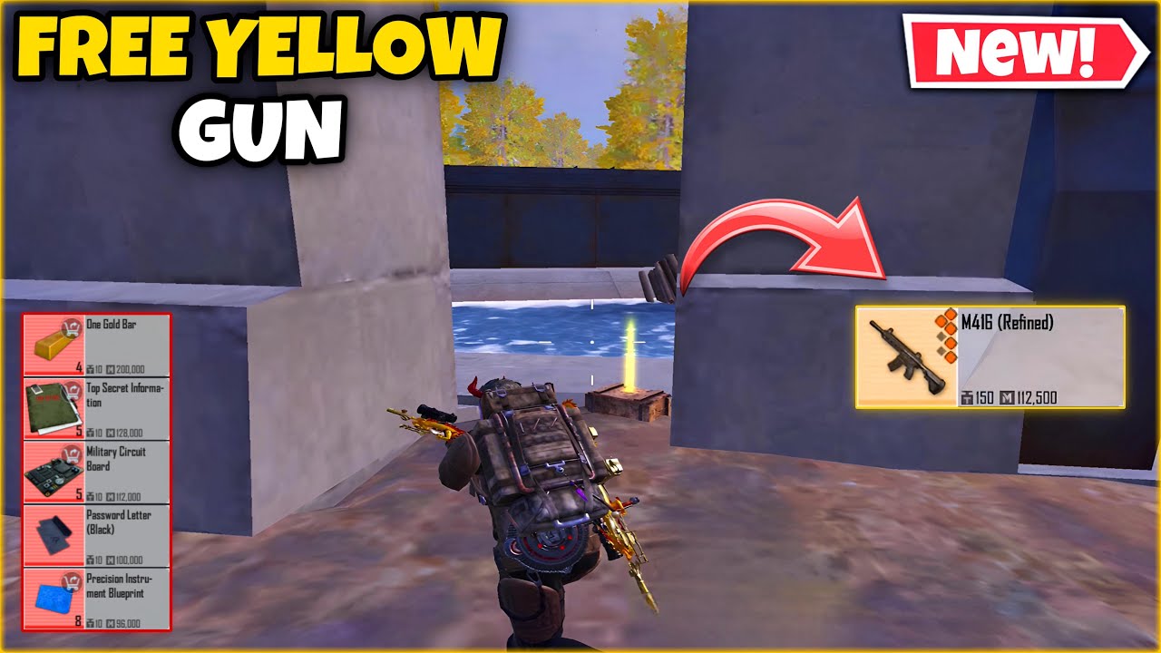 Metro Royale Free Yellow Gun From Steel Front Enemy Map 7 | PUBG METRO ...