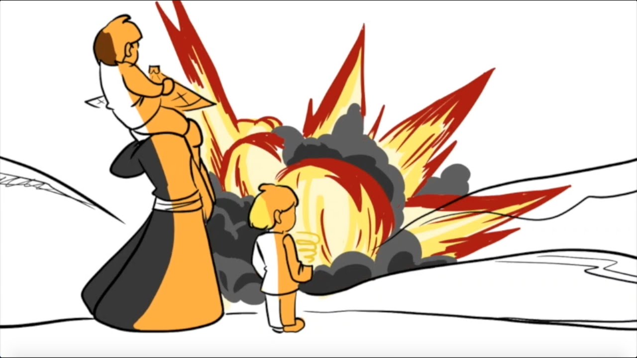Garmadon inheriting the Element of Destruction - Ninjago Animation ...