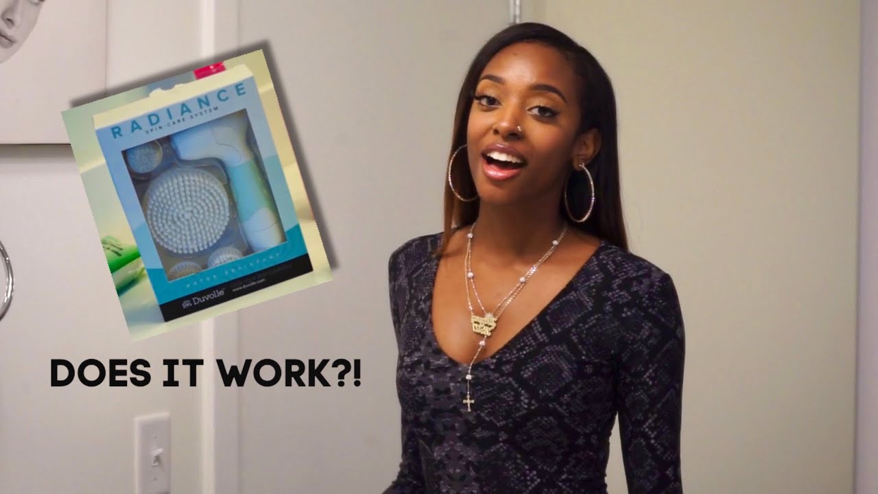 Skincare Routine| Duvolle Spin Brush Review! - YouTube