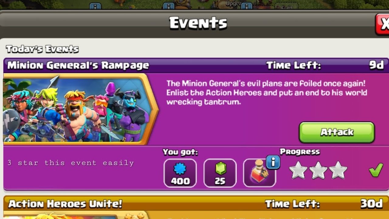 Minion General's Rampage|How to 3 star this base easily - YouTube