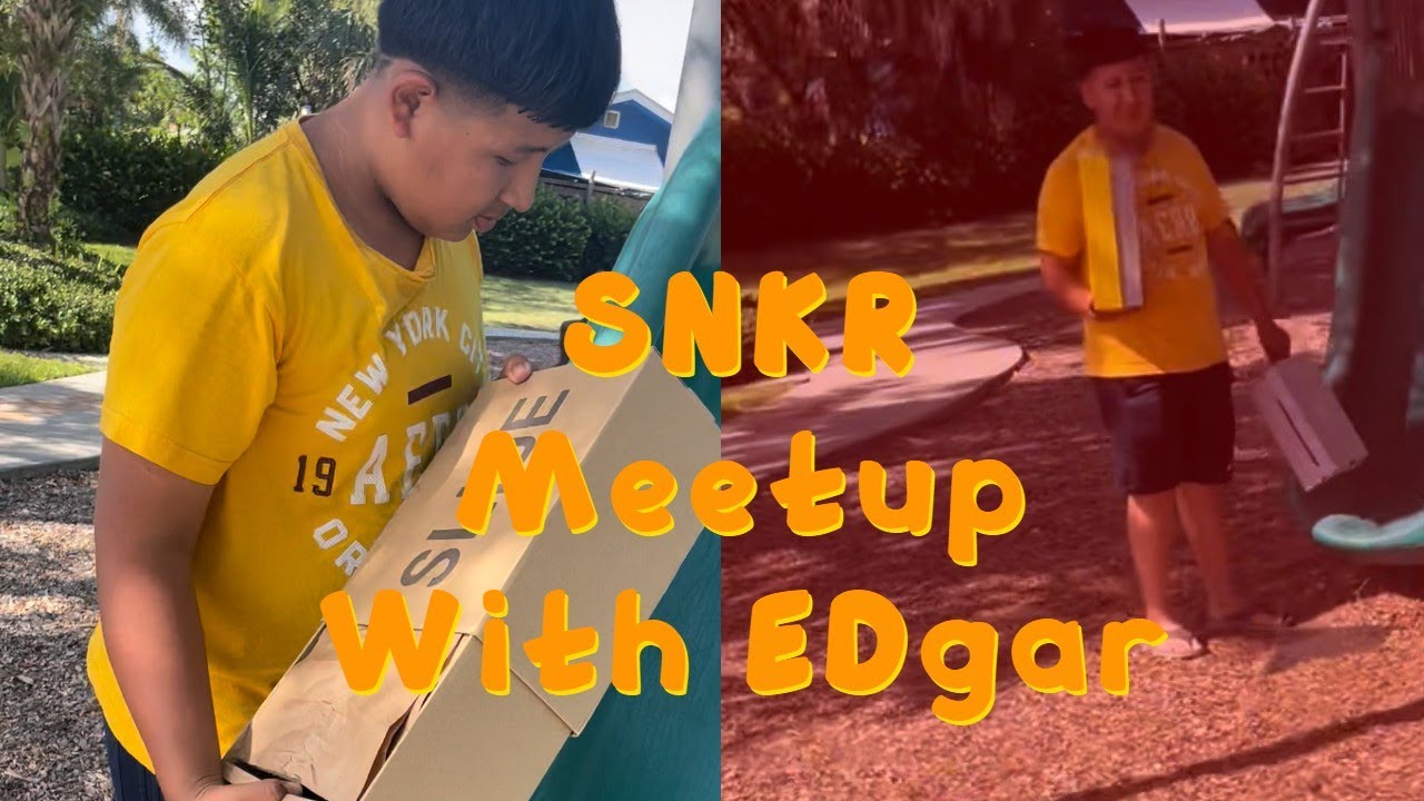 Sneaker Meetup WITH A EDGAR (GOT TRAVIS SCOTTS!) - YouTube