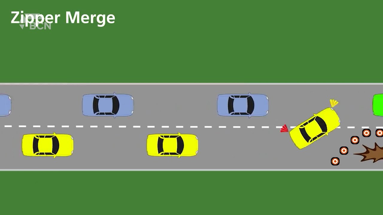 How to properly zipper merge in traffic | Monday, Nov, 25, 2024 ...