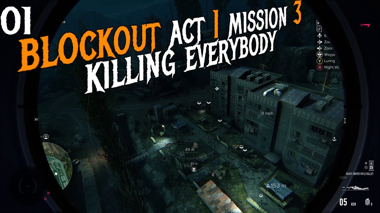 SGW3 - Blockout - ACT 1 Mission 3 kill Krustchev using stealth get drone clear the outpost 1st ...