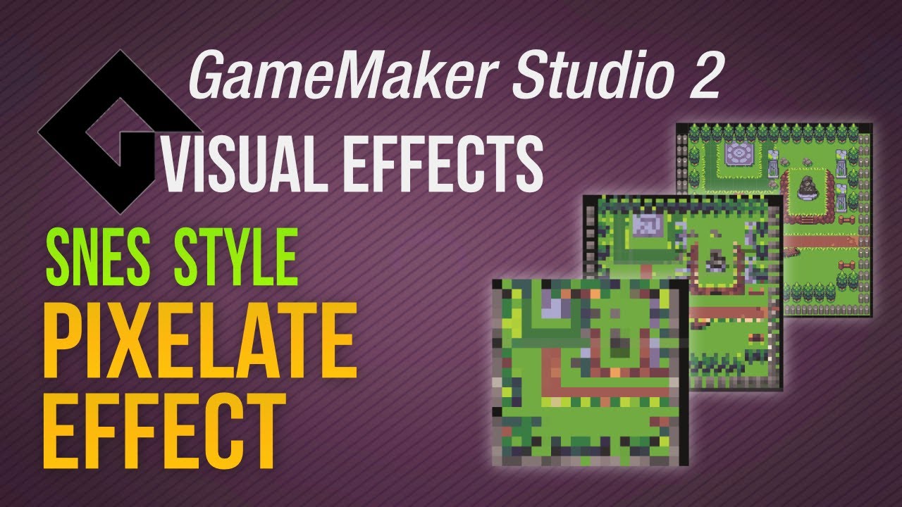 Snes style pixelation- quick n dirty [GameMaker Studio 2 | Vfx] - YouTube
