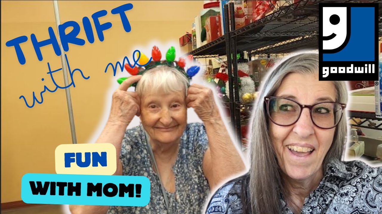 FUN THRIFTING WITH MY MOM at Goodwill Las Vegas - Thrift With Me - YouTube
