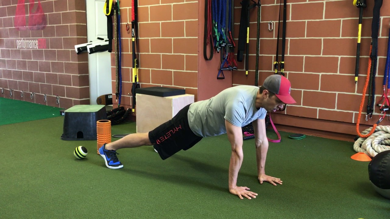 #23 Core Stability: Shoulder Taps - YouTube
