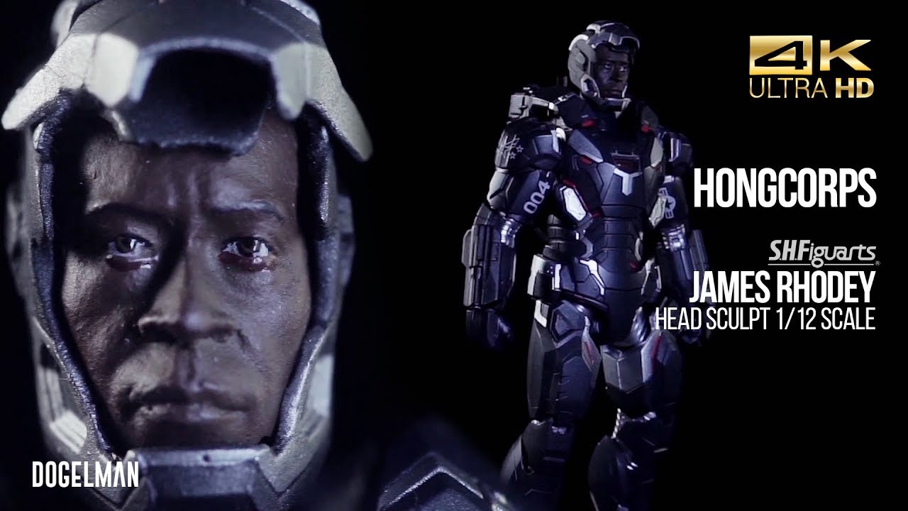 WAR MACHINE JAMES RHODEY HEAD SCULPT FOR S. H. FIGUARTS BY HONG CORPS ...