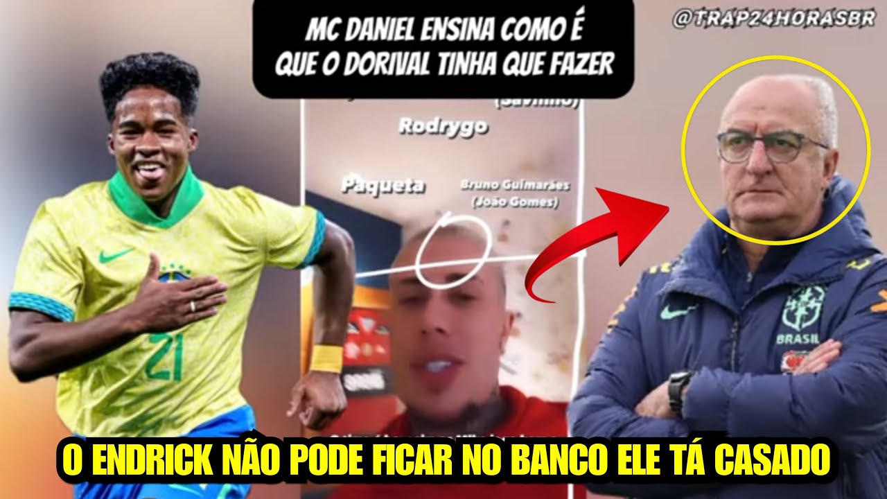 MC DANIEL MANDA RECADO PRO DORIVAL JÚNIOR TÉCNICO DA SELEÇÃO BRASILEIRA ...