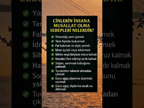 ⚠️ Cinlerin Musallat Olma Sebepleri! ⚠️