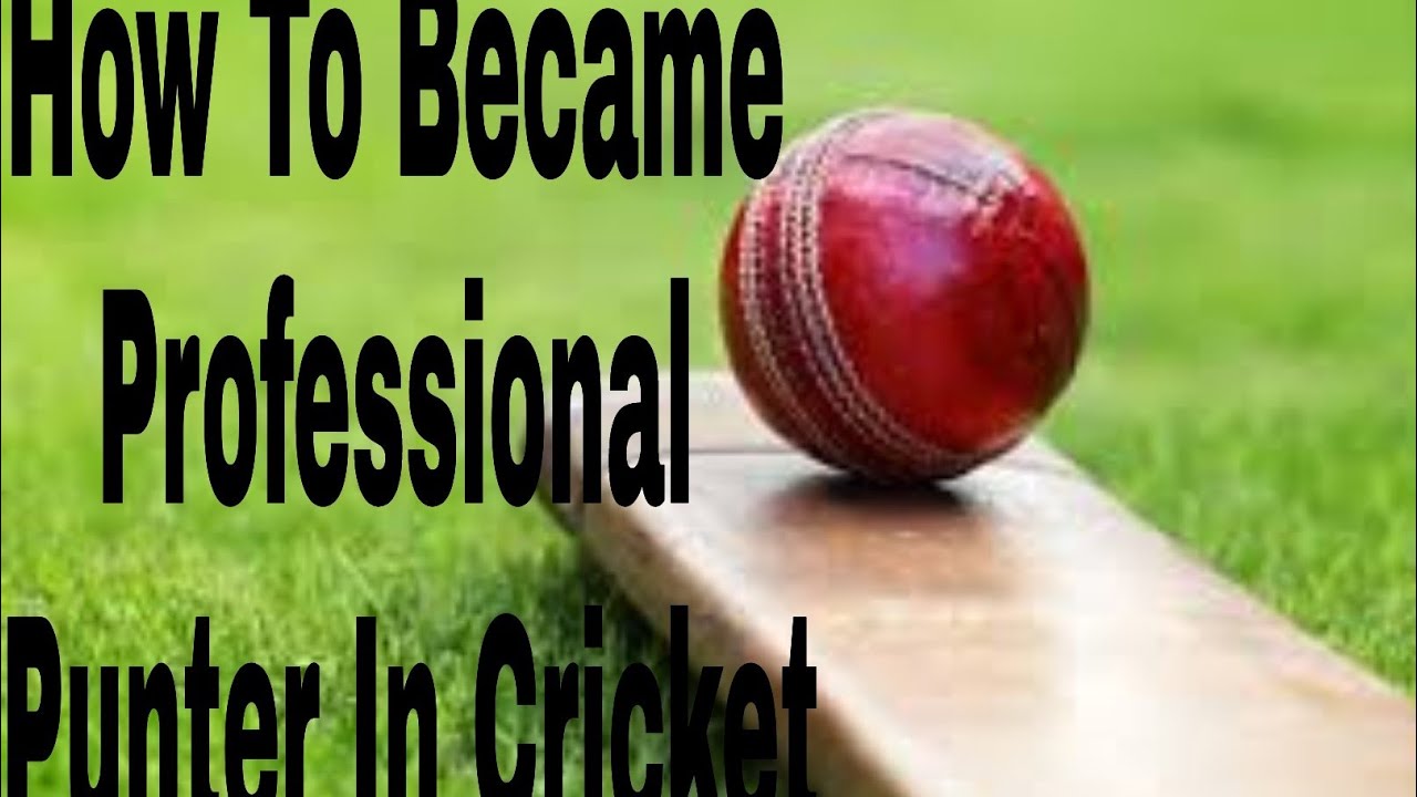 How To Become A Professional Punter In Cricket | By Baba EkNumber ...