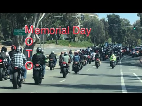 Memorial Day 100 Motorcycle Ride Out 5/25/2020 San Diego - YouTube