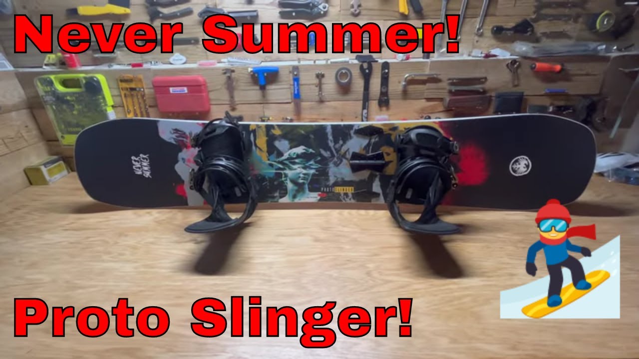 Never Summer Proto Slinger Snowboard Review! 2022 Never Summer ...