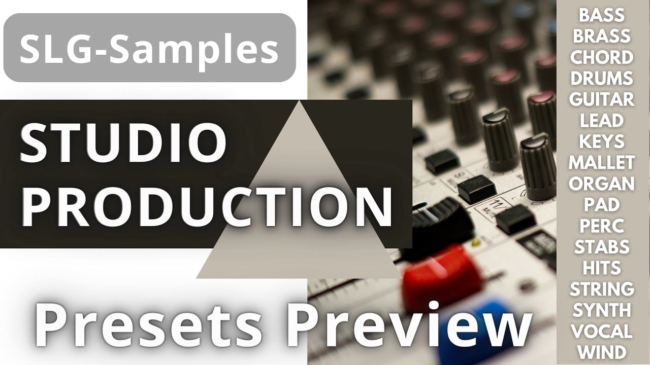 Sample Packs | Studio Production | Presets Preview - YouTube