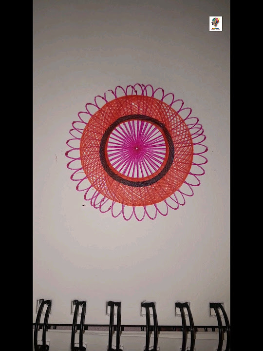 Multi layer Spirograph Pattern| Spirograph drawing | 🌼🌸 | #shortsvideo #artandcraft #spirograph ...
