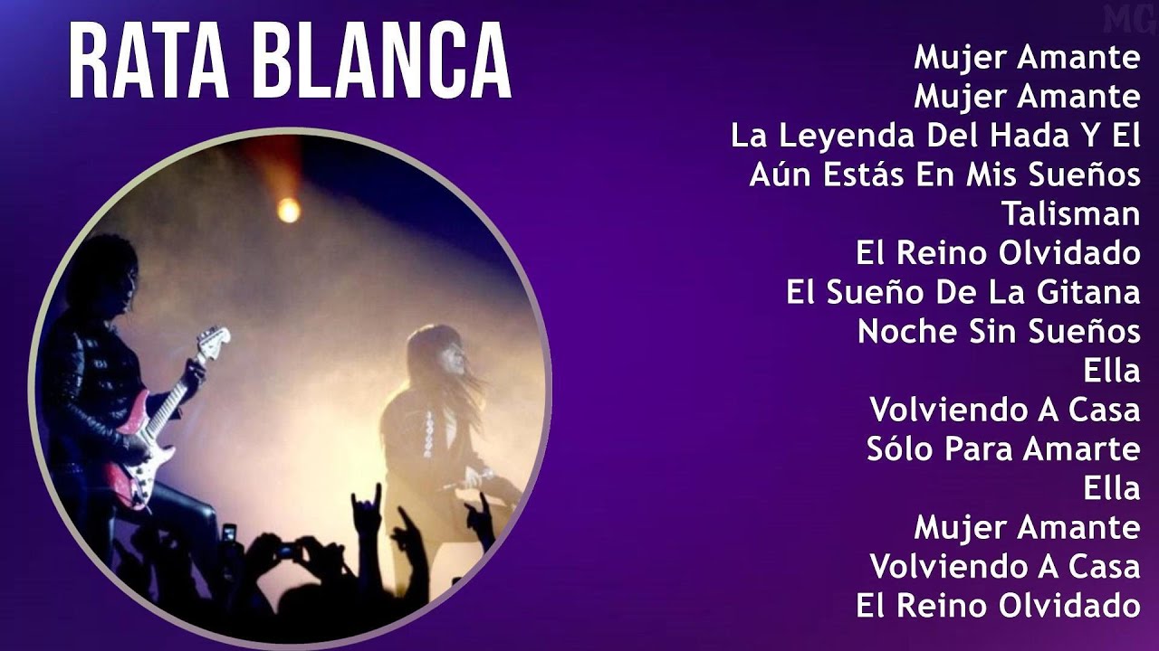 Rata Blanca 2024 MIX Nuevas Canciones - Mujer Amante, Mujer Amante, La ...