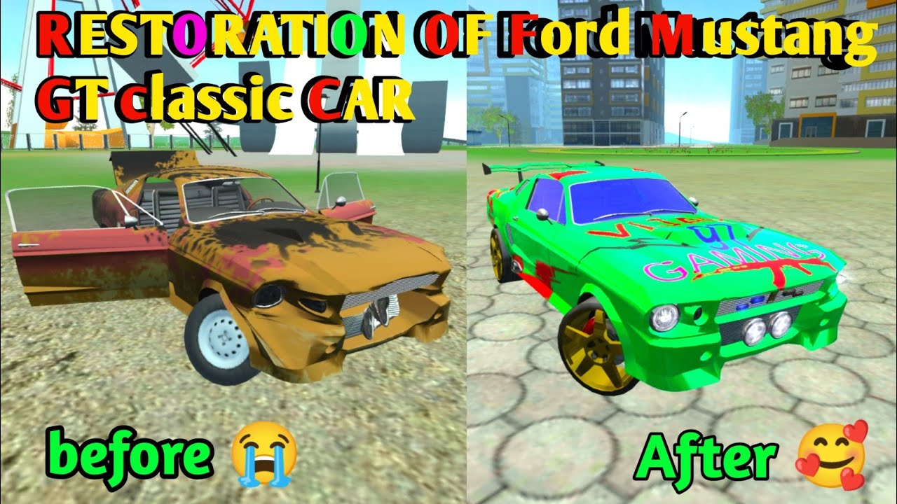 Restoration Of Ford Mustang GT Classic Car in Car Simulator 2 ...