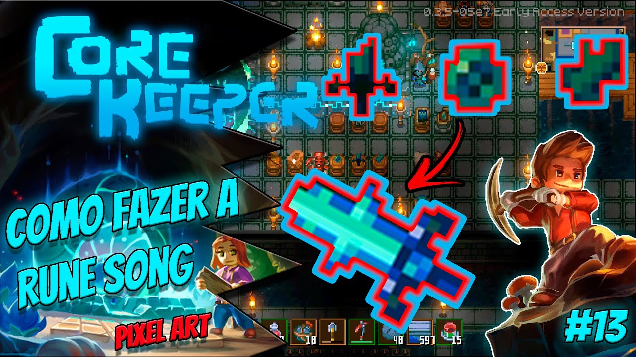 Core Keeper Dicas de Como Fazer A Rune Sword ou Rune Song Gameplay PT ...