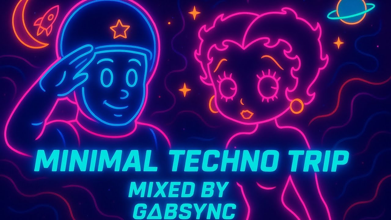 Minimal Techno DJ Mix with Cartoons - YouTube