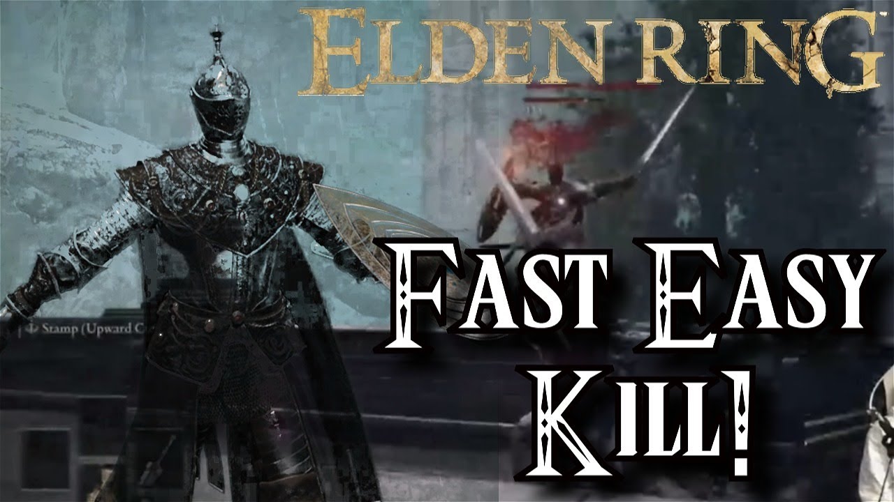 Elden Ring How to SUPER FAST & EASILY Kill Moongrum Carian Knight ...