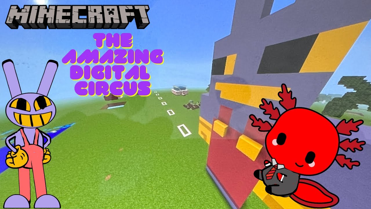 Minecraft Tutorial | How to build Jax (The Amazing Digital Circus) - YouTube