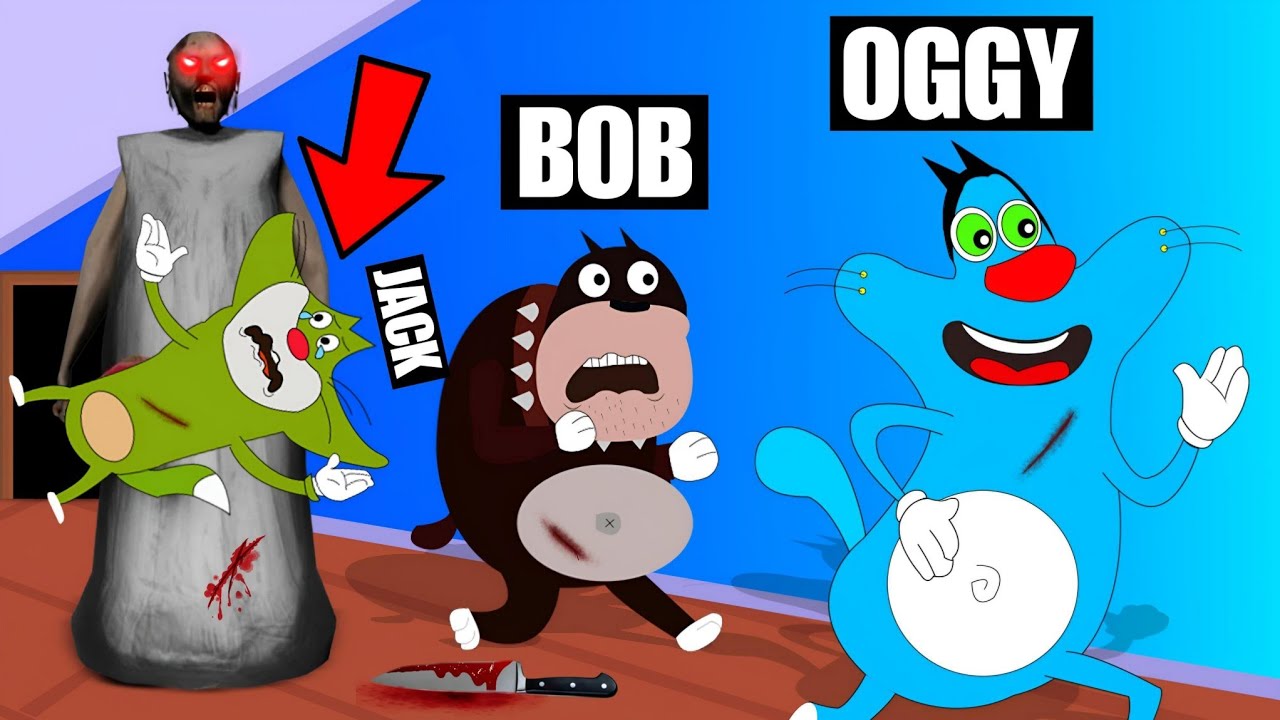ROBLOX OGGY ESCAPED THE GRANNY HOUSE WITH JACK | OGGY GAME - YouTube