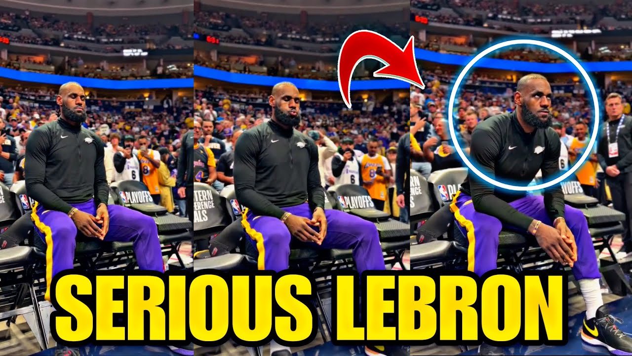 The calm Before the STORM Game 2 LeBron Face😳👀 - YouTube