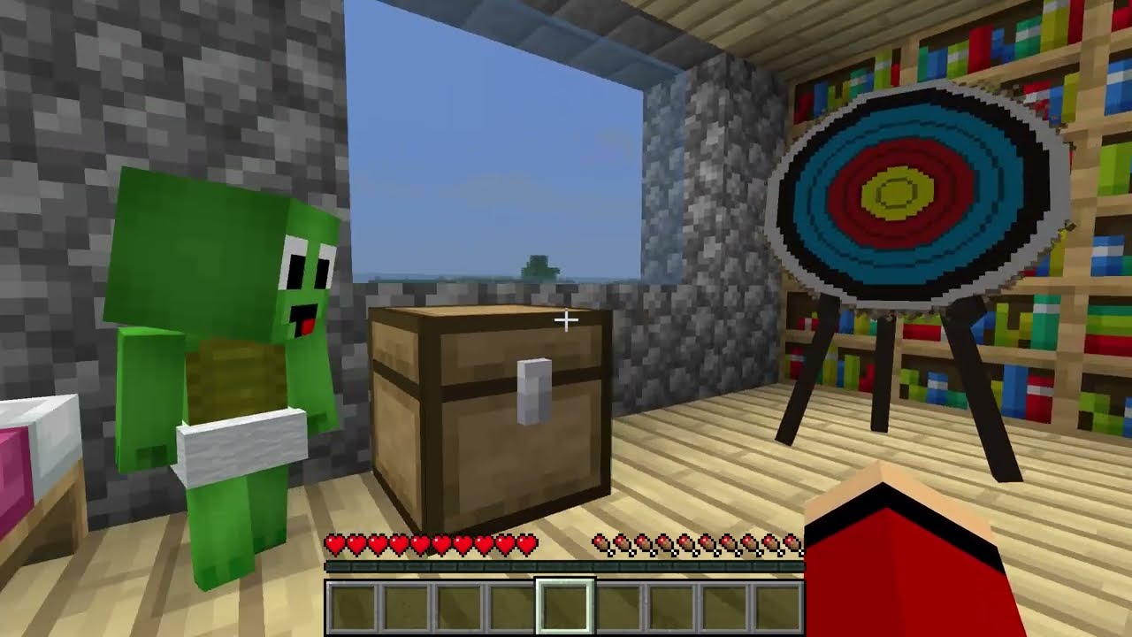 Why Scary SISTER MADELINE ATTACK HOUSE JJ and Mikey at night! Challenge from Maizen! - YouTube