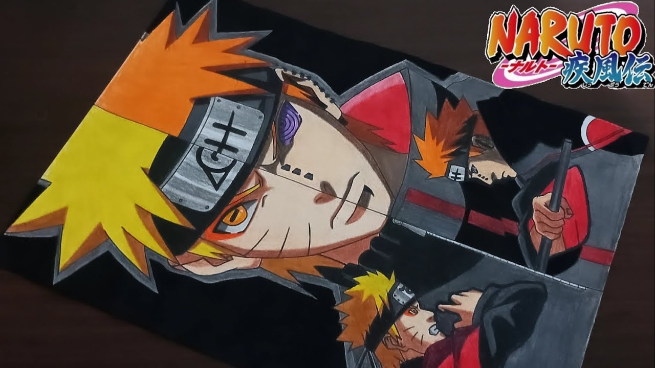 Drawing - "Pain And Naruto" [Pain Arc] From Naruto:shippuden | Tutorial ...