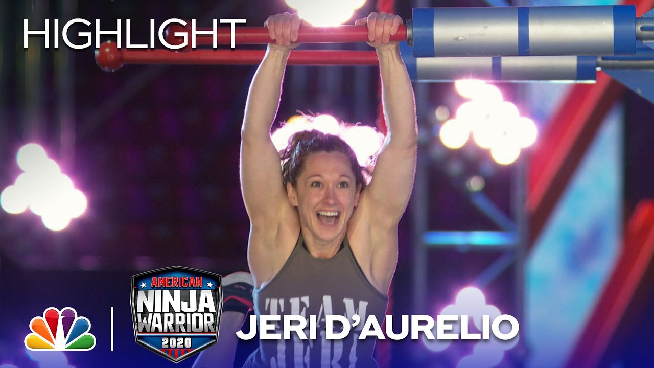 Jeri D'Aurelio Brings Joy to the Course - American Ninja Warrior ...