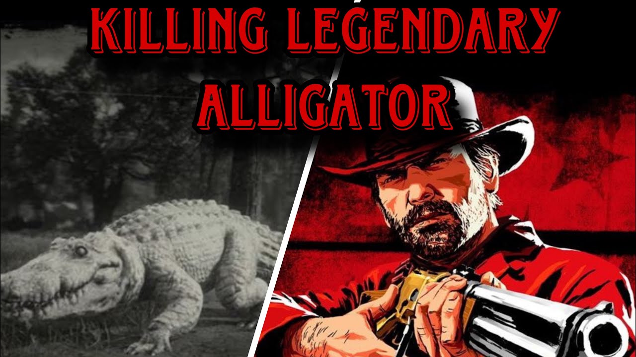 Red Dead Redemption 2 killing the legendary alligator - YouTube