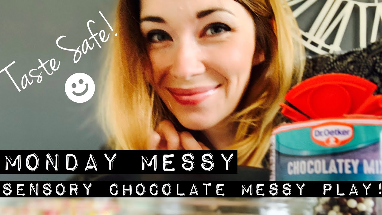 Monday Messy - Chocolate Theme | Wonka Chocolate Sensory Play! - YouTube
