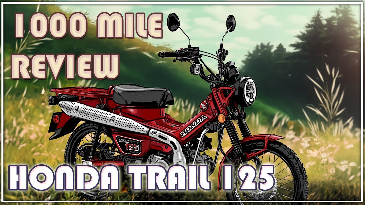 Honda Trail 125 1000 Mile Review - YouTube