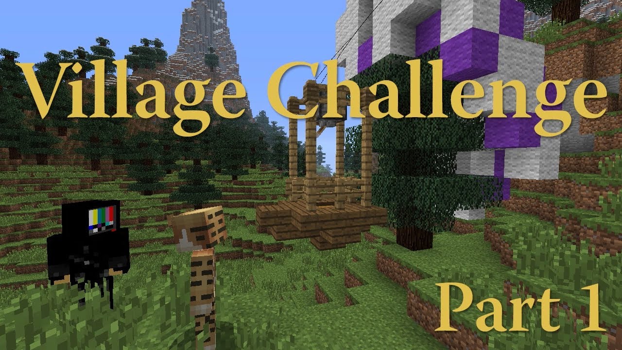 Minecraft: Village Challenge Part 1 - YouTube