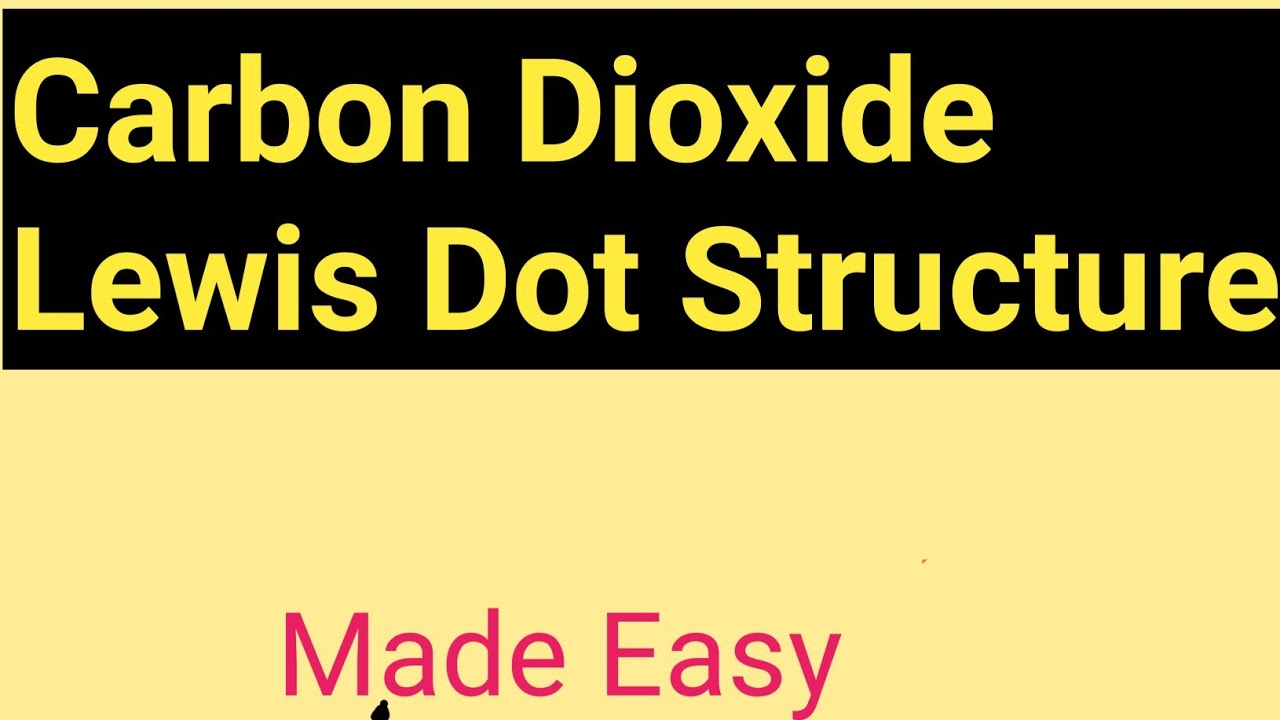 Carbon Dioxide Lewis Dot Structure or Diagram or Model - YouTube