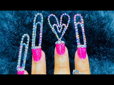 Nail Hack Using PAPER CLIPS || Valentines Day Nails - YouTube