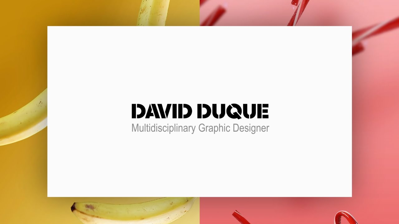 Showreel David Duque Motion and Graphic Designer - YouTube
