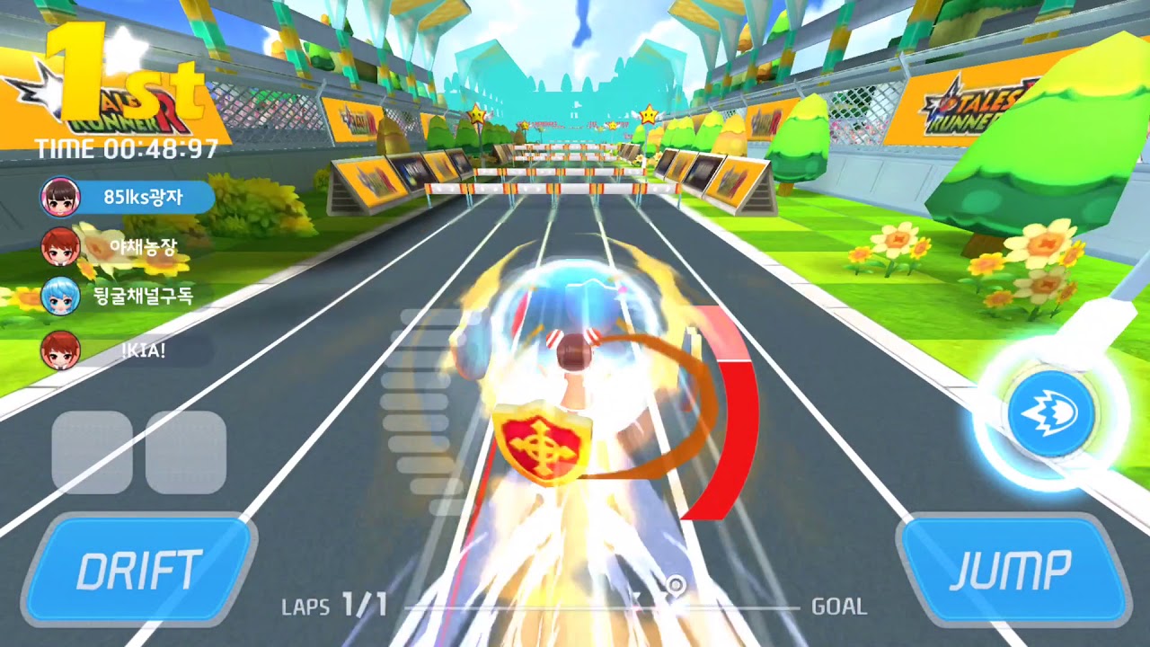 Talesrunner mobile app competition 「跑online比賽」(테일즈런너 경쟁대전) [1st] - YouTube