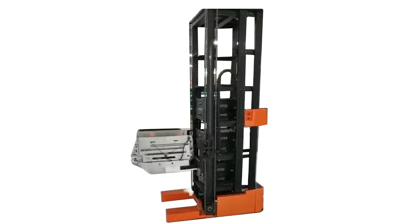 AGV robot Stacker - YouTube