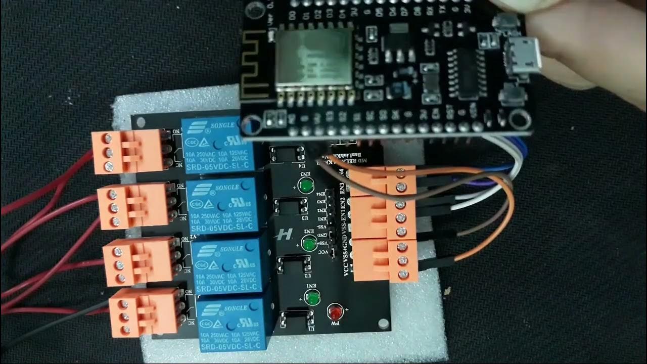 Hướng dẫn kết nối module ESP8266 với Relay 4 kênh - YouTube